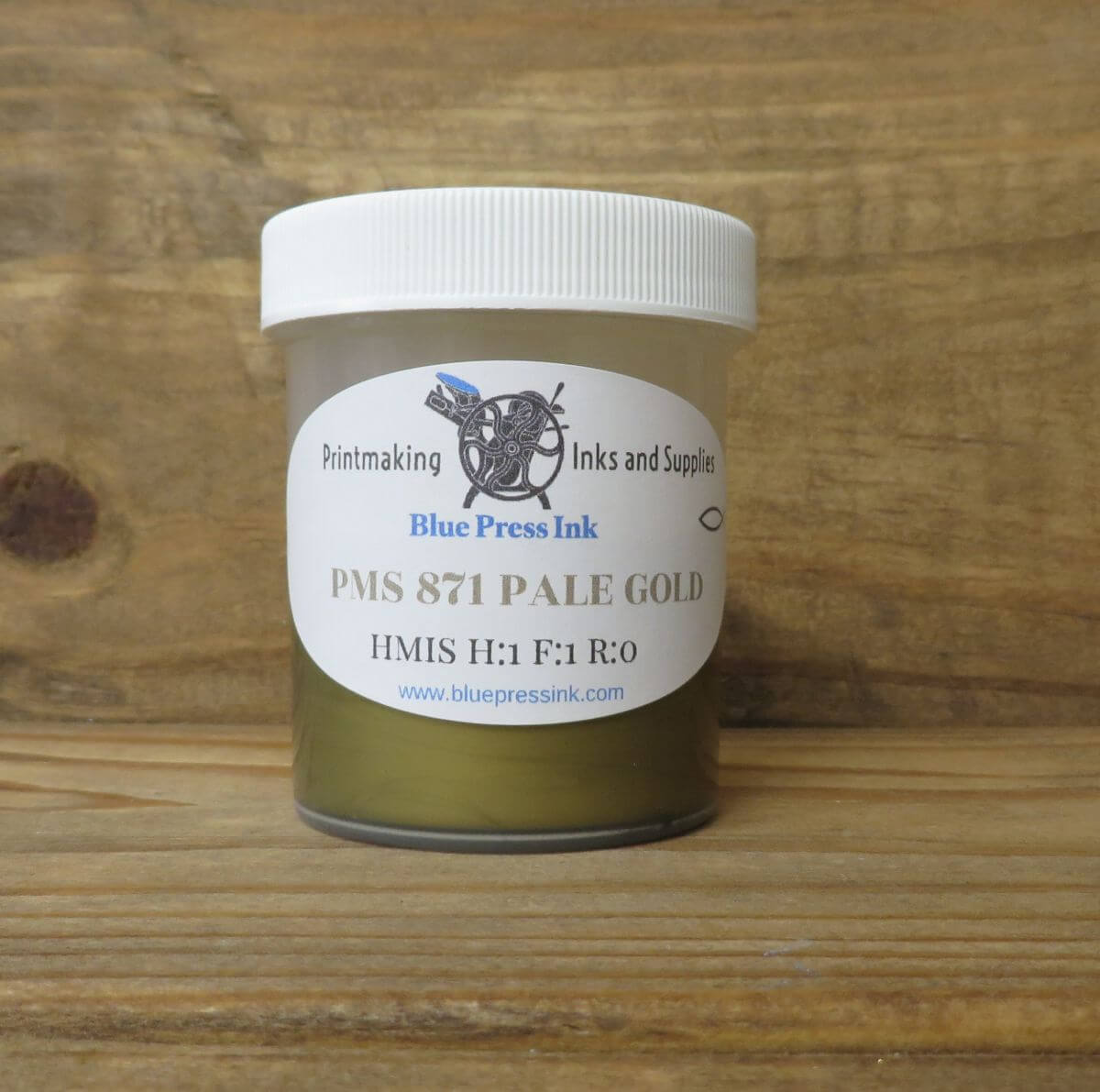 Metallic Gold – PMS 871–876 – Blue Press Ink